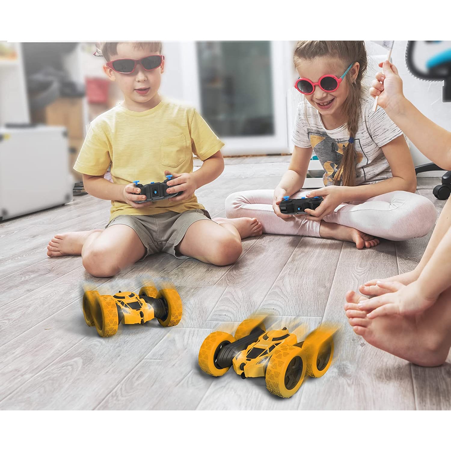 Masina cu telecomanda RC pentru copii, cascadorie, drift cu rotire la ...