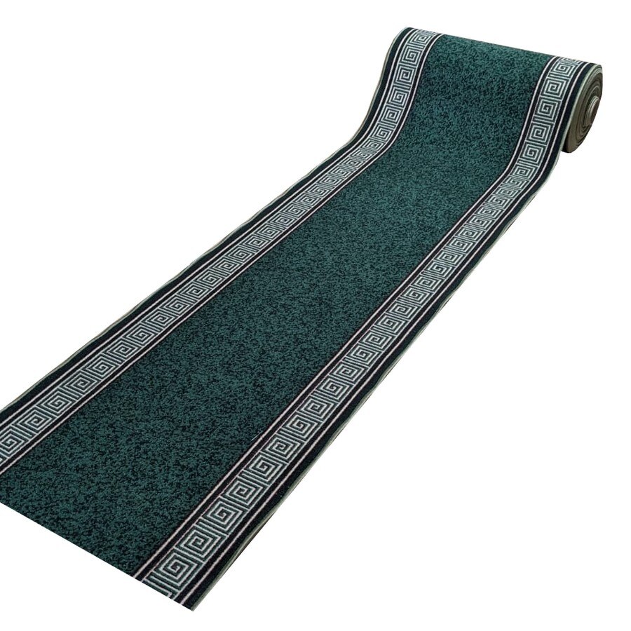 Traversa Rafina, Verde, Suport Cauciuc, 80 x 400 cm - eMAG.ro