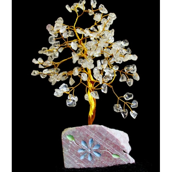 Copac Feng Shui cu cristale Cuart Transparent, 320 Pietricele ...