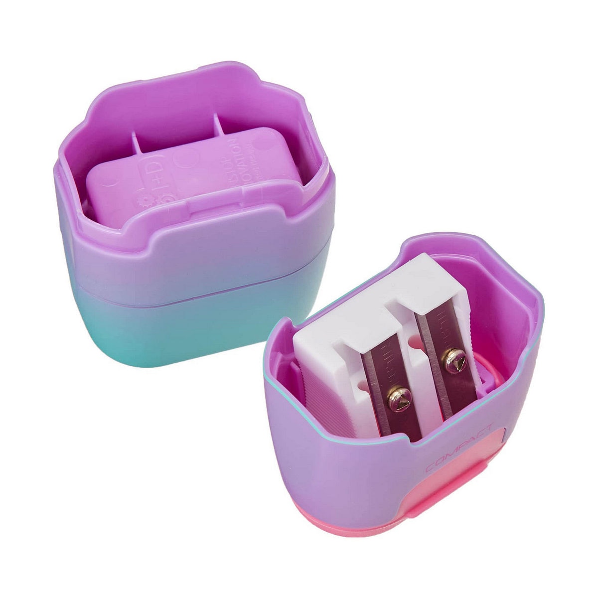 Ascutitoare cu radiera, Milan, Roz - eMAG.ro