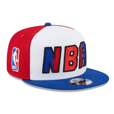 Регулируема шапка New Era с плоска периферия и лого на NBA, червена, 55 ...