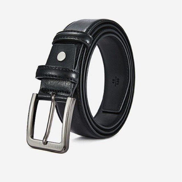 Curea Barbateasca Neagra, 100% Piele Ecologica Durabila, Eleganta, 125 ...