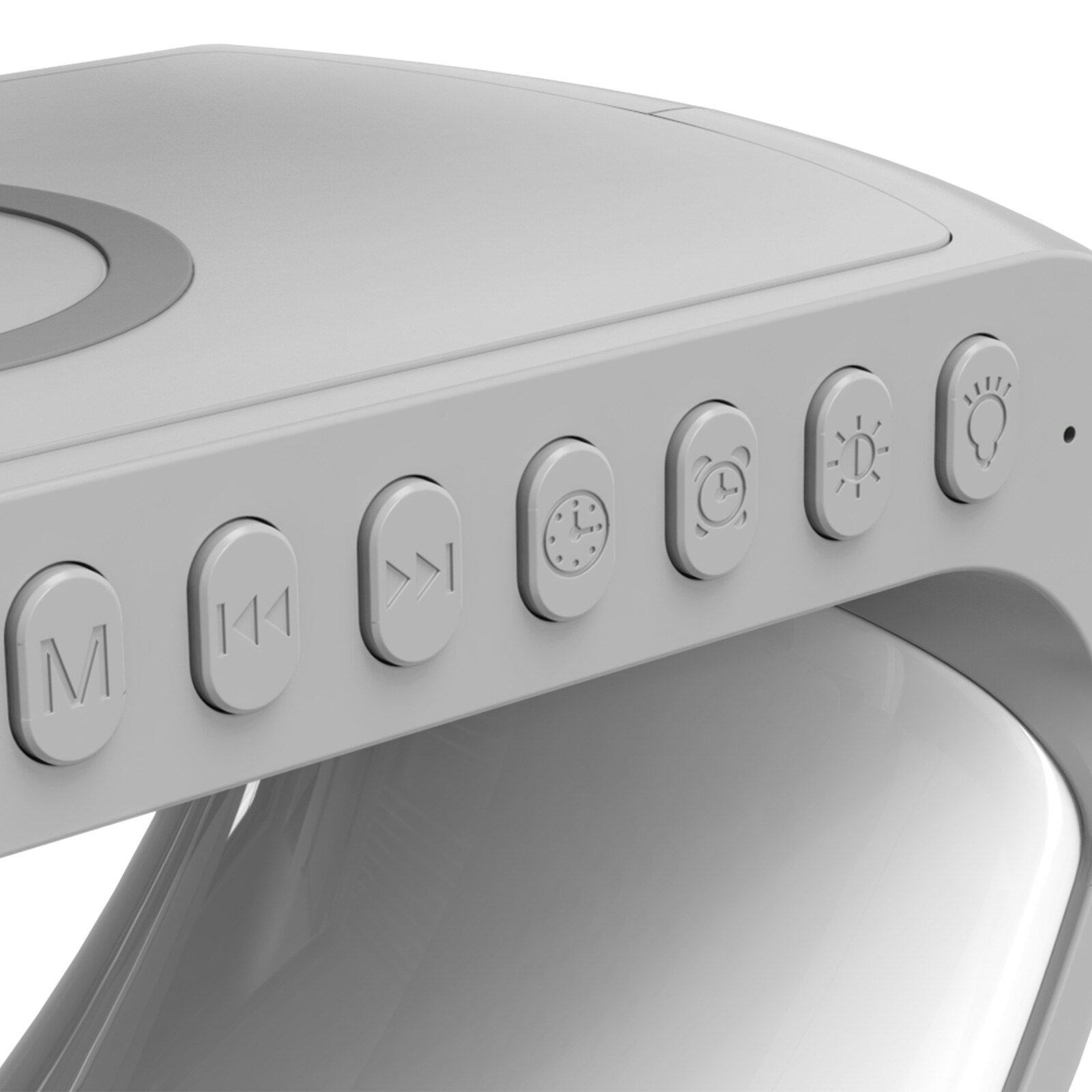 Lampa Inteligenta RGB LEXELPRO®, design modern, ceas digital cu alarma ...