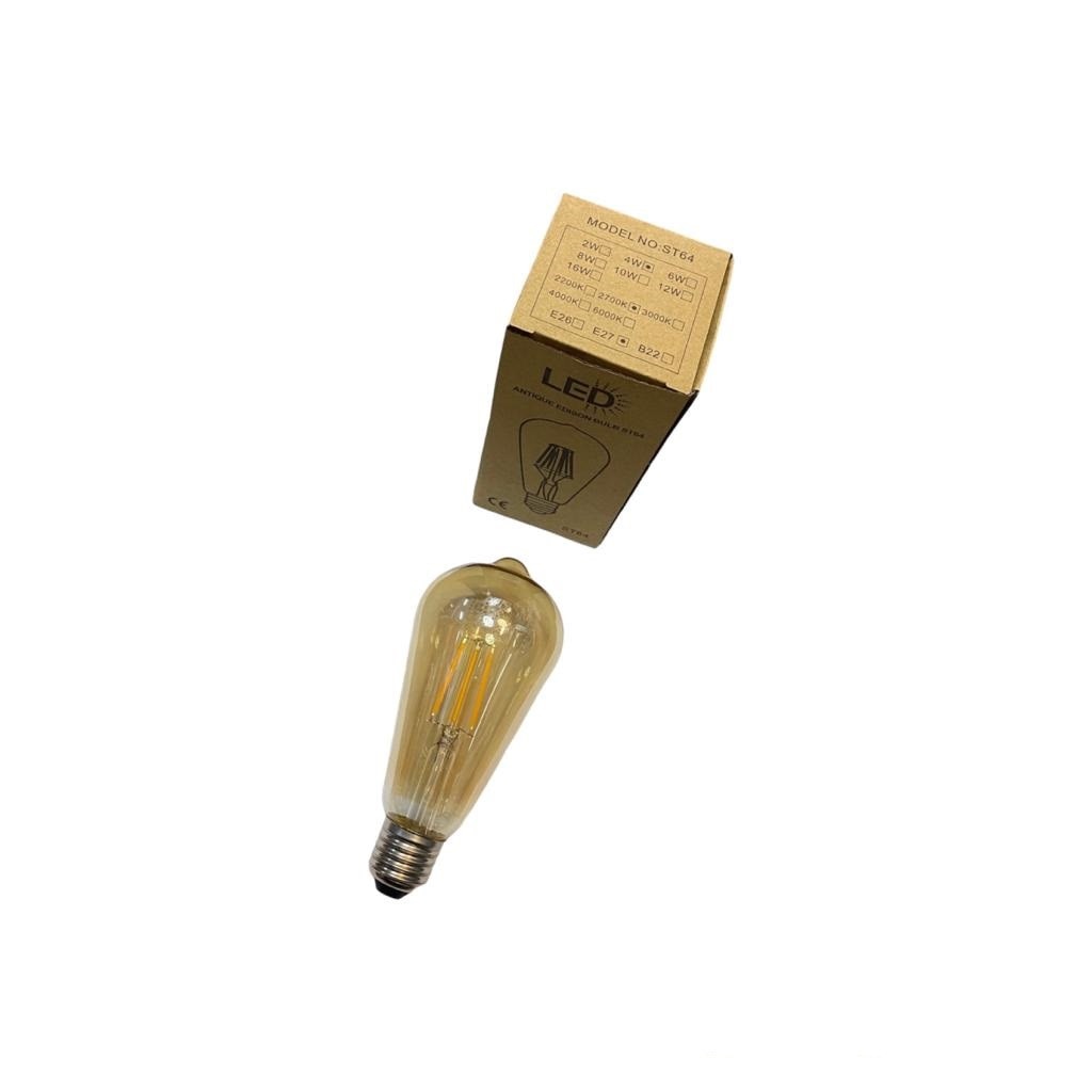 Bec led decorativ 4w, E27,2700k - eMAG.ro