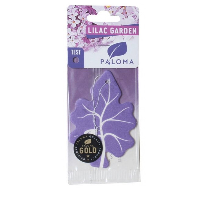 Odorizant Auto Carton, Parfum Flori de Liliac, Paloma Gold, Mov - eMAG.ro