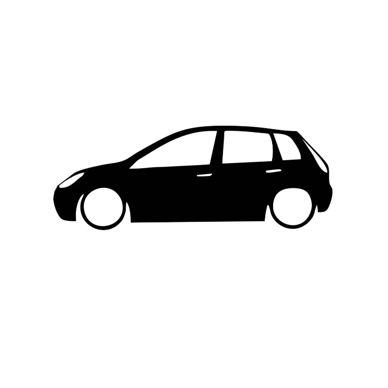 Sticker Ford Fiesta 15x5.6 cm, Creative Rey® - eMAG.ro
