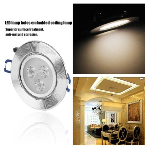 Spot 3 Led COB 7W incastrabil tavan Fals si rigips - eMAG.ro