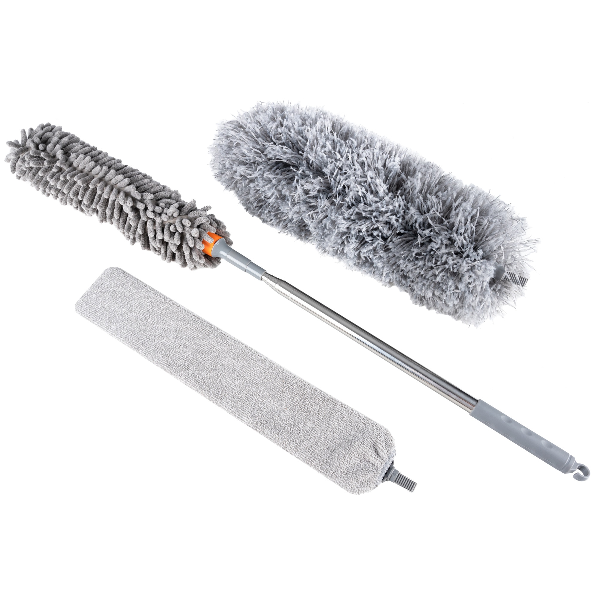 Pamatuf pentru praf microfibra, telescopica, metalica, 3 capete, 80/250 ...