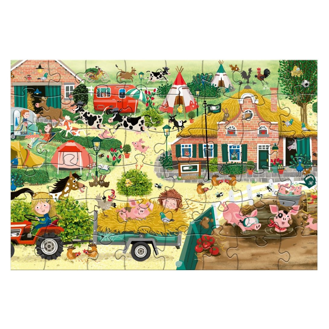 Rebo Productions Cas & Cato Farm Junior kirakós játék - 48 darabos ...