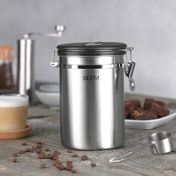 Recipient pentru cafea BEEM, capacitate 1.9 l, inchidere ermetica ...