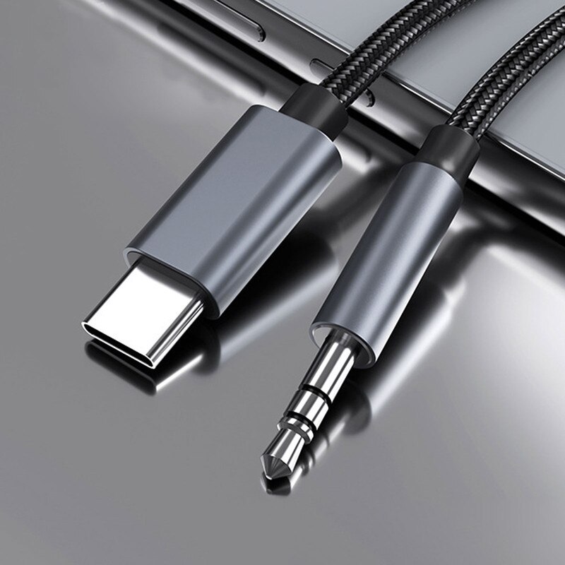 Cablu Audio USB C la Jack 3.5mm,2m, CeruleTree - eMAG.ro