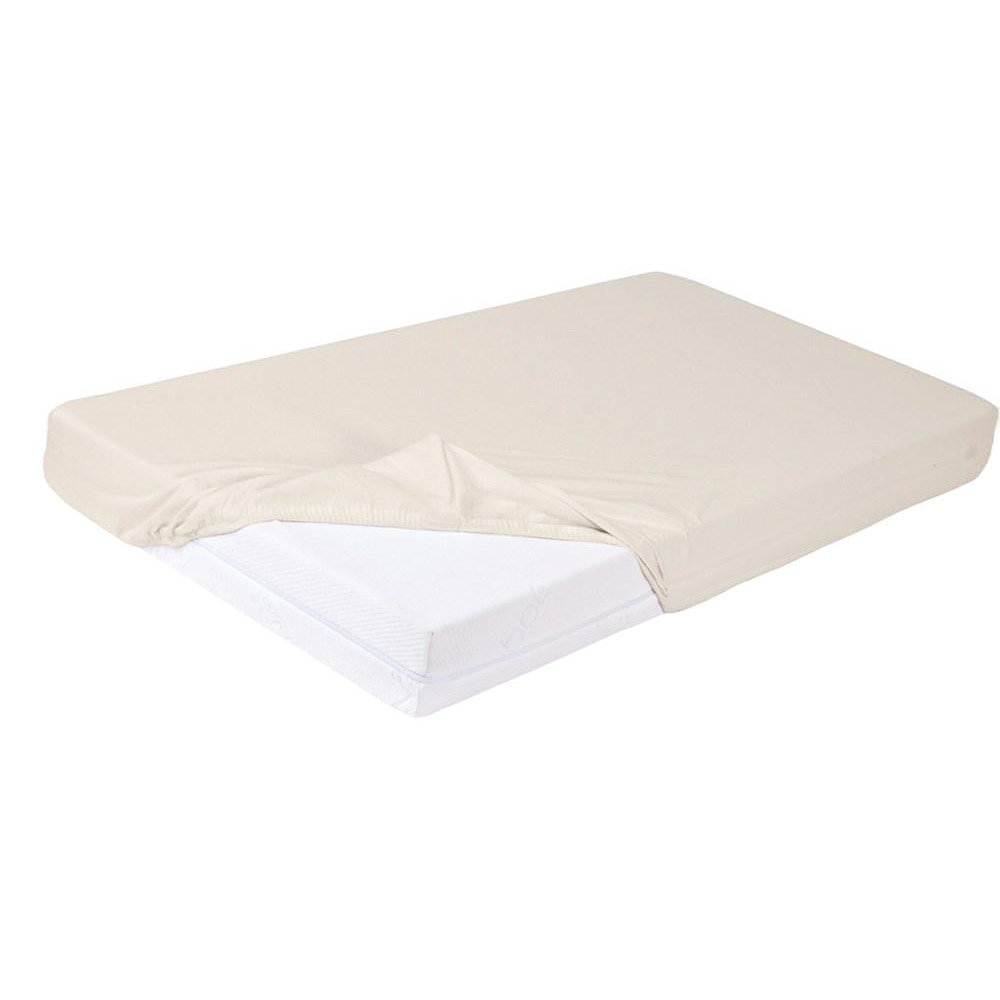 Cearceaf de pat, Matex, Bambus, Rezistent la apa, 160 x 200 cm, Bej ...