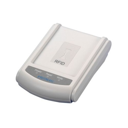 Cititor RFID, Promag, PCR-340, 125kHz/13.56MHz, USB-COM, Alb - eMAG.ro