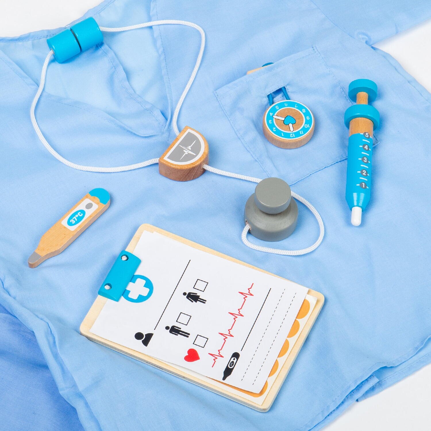 Set costum si accesorii doctor pentru copii - eMAG.ro