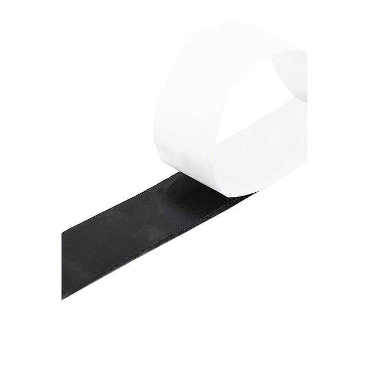 Banda autoadeziva cu scai, pentru plasa insecte, negru, 4m x 1cm FMD521 ...