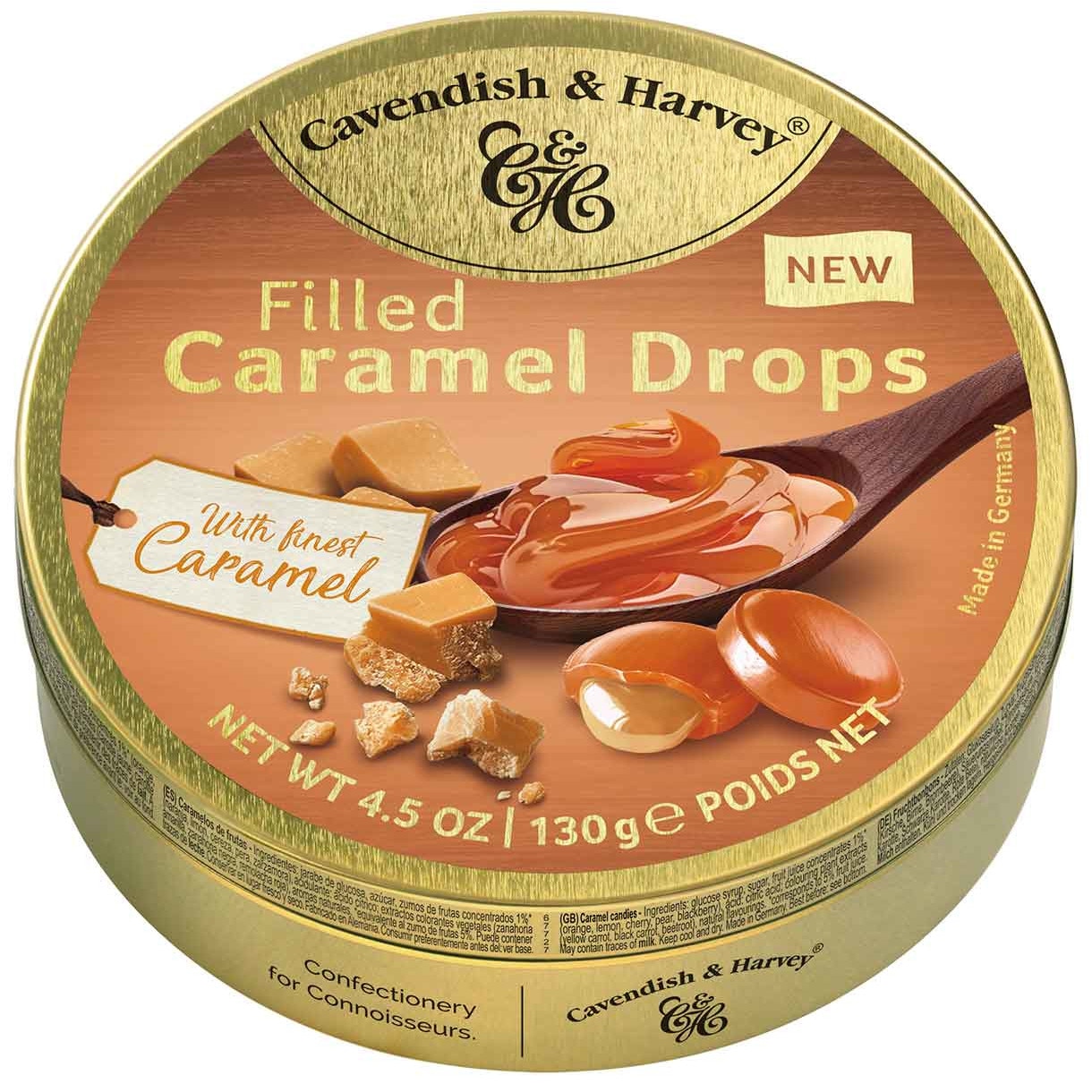 Dropsuri umplute cu Caramel, Cavendish & Harvey,130g - eMAG.ro