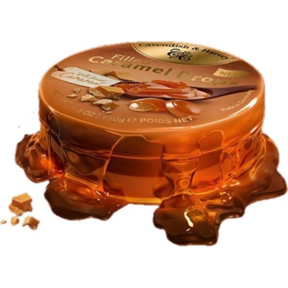 Dropsuri umplute cu Caramel, Cavendish & Harvey,130g - eMAG.ro