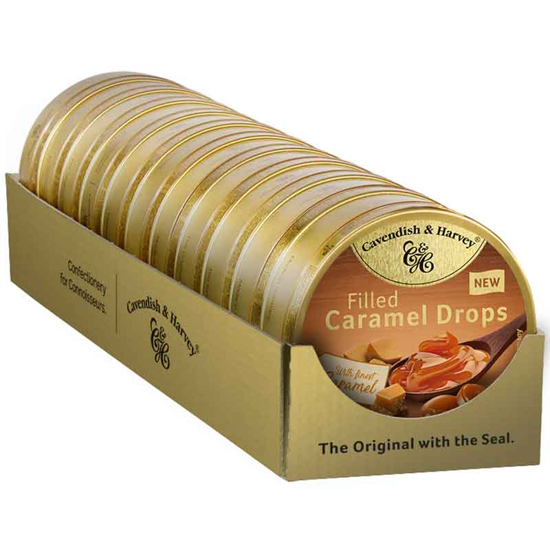 Dropsuri umplute cu Caramel, Cavendish & Harvey,130g - eMAG.ro