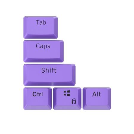 Kit Butoane, Royal Kludge, PBT, Double Shot Keycaps, 6 Taste ...