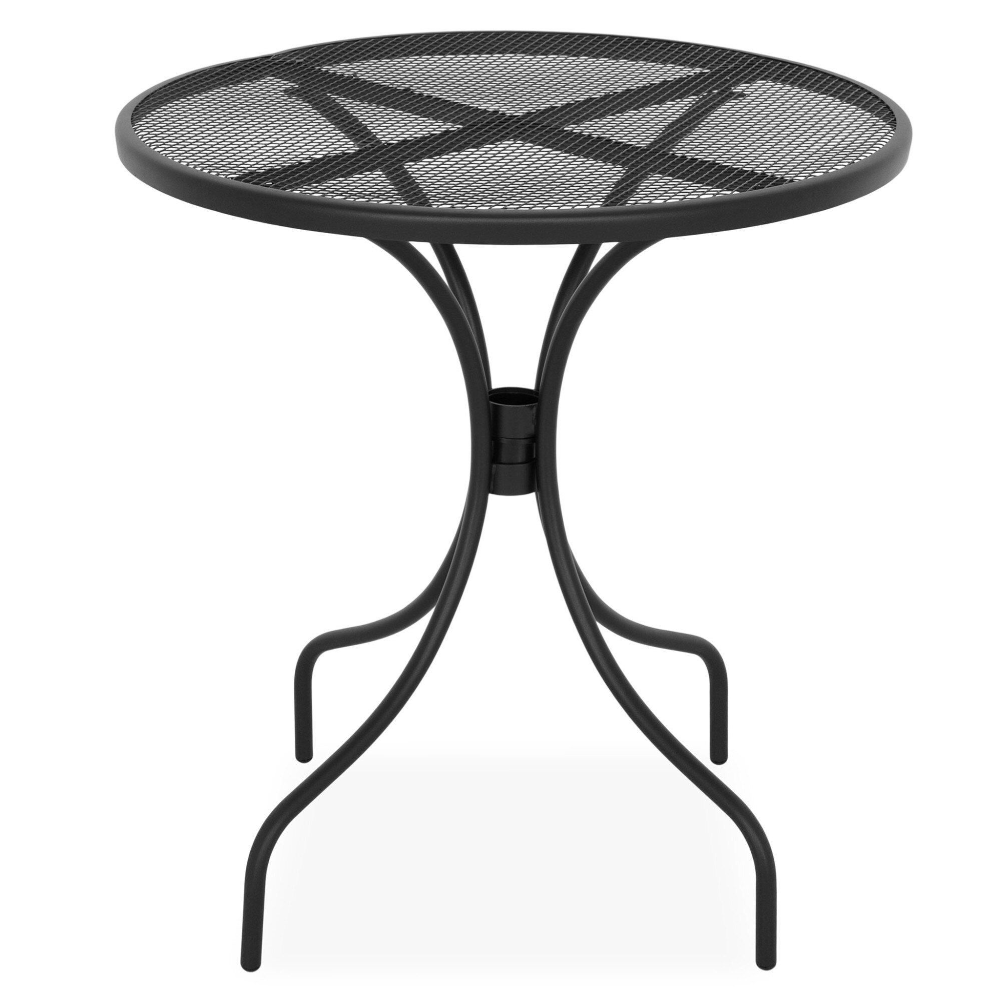 Masuta rotunda gradina/terasa, Maison Mex BERLIN, H 72 D 70cm, negru ...