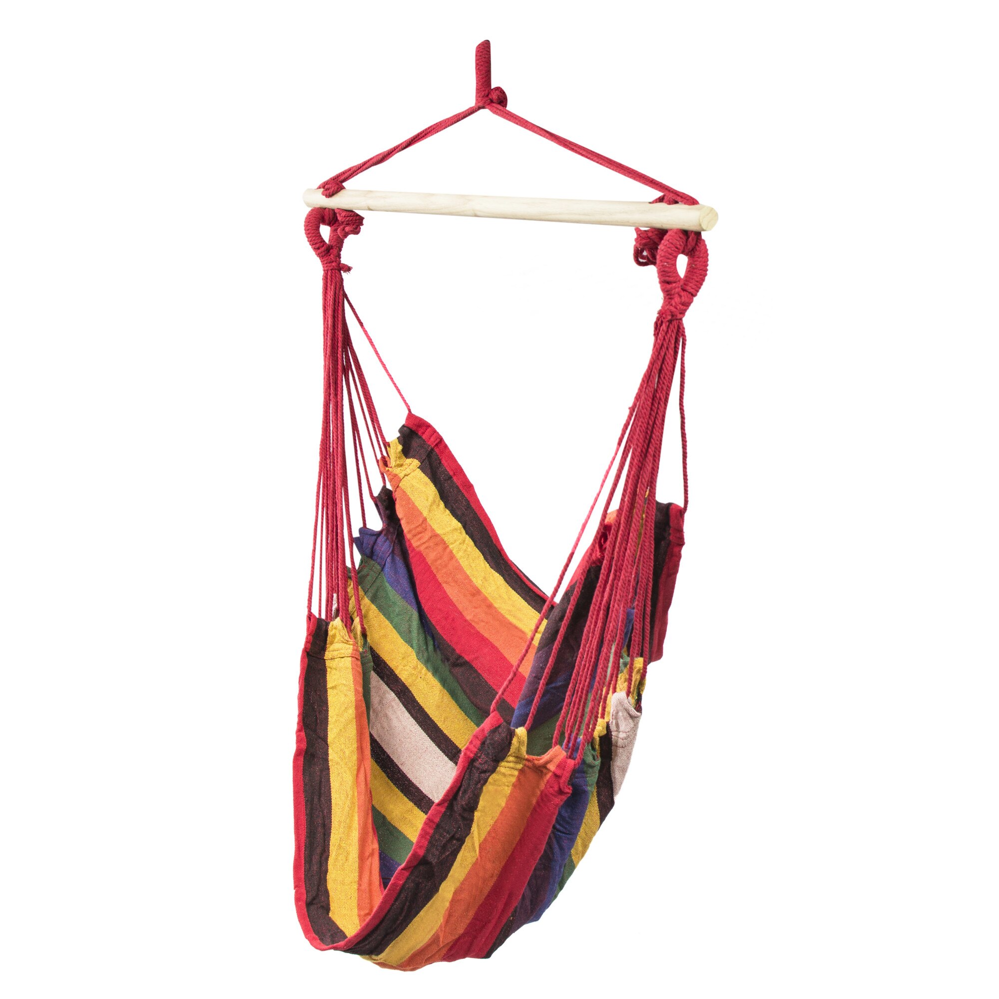 Scaun suspendat model brazilian iMK® multicolor 100x100 cm, din bumbac ...