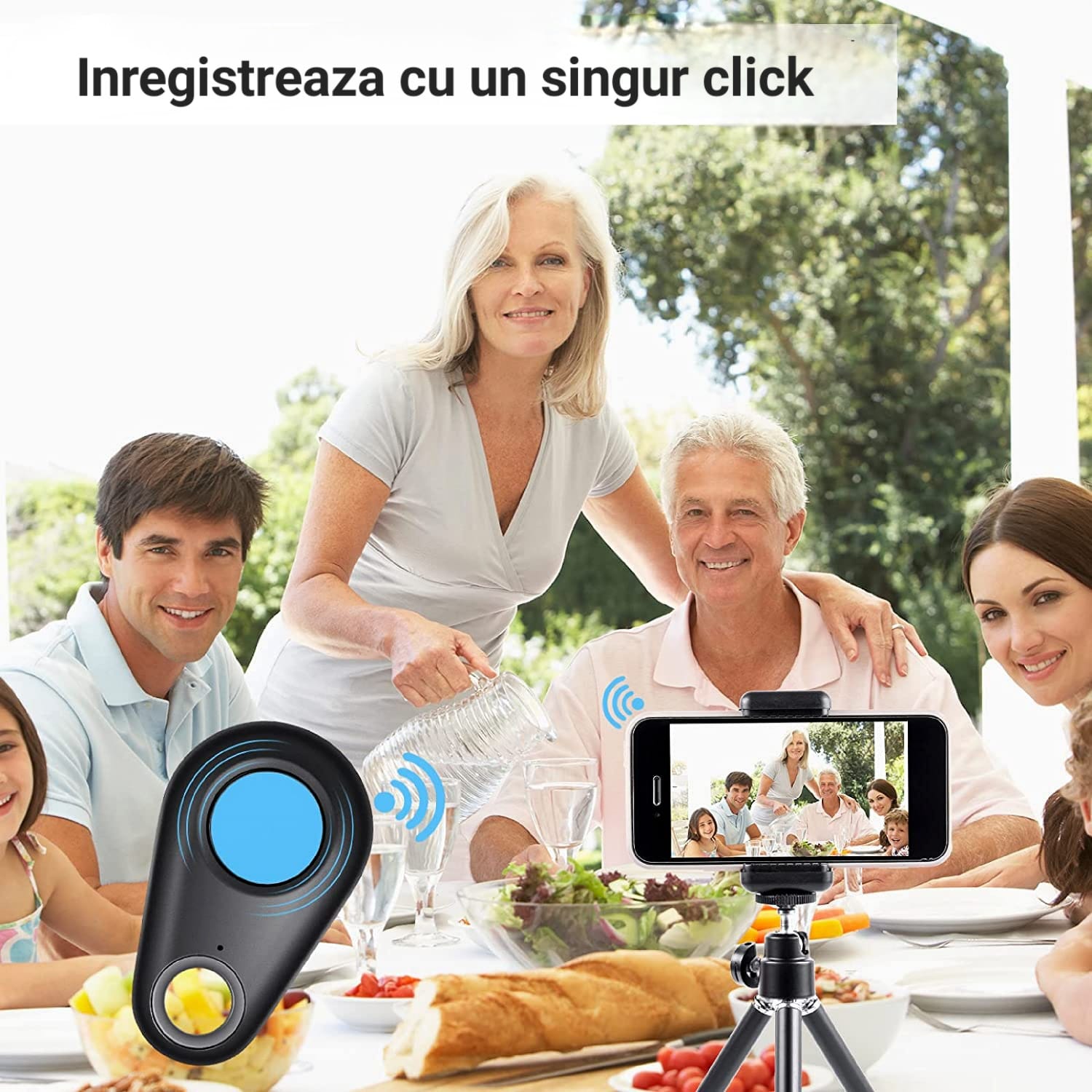 Breloc pentru chei cu functie antipierdere, compatibil cu Android sau ...