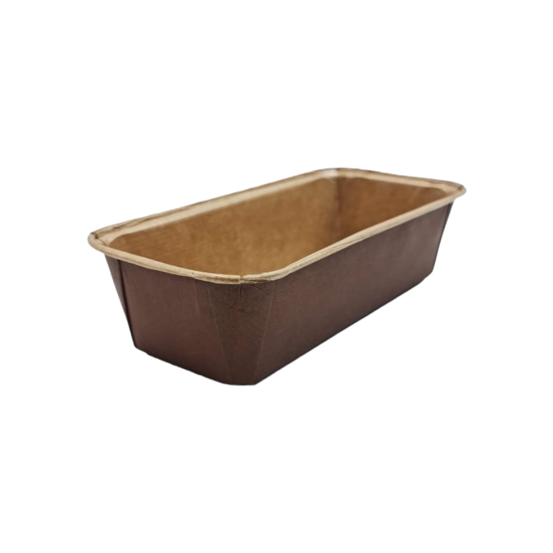 Set forme de copt rectangulare brown, 100 buc, dimensiune 16×6.5×5 cm ...