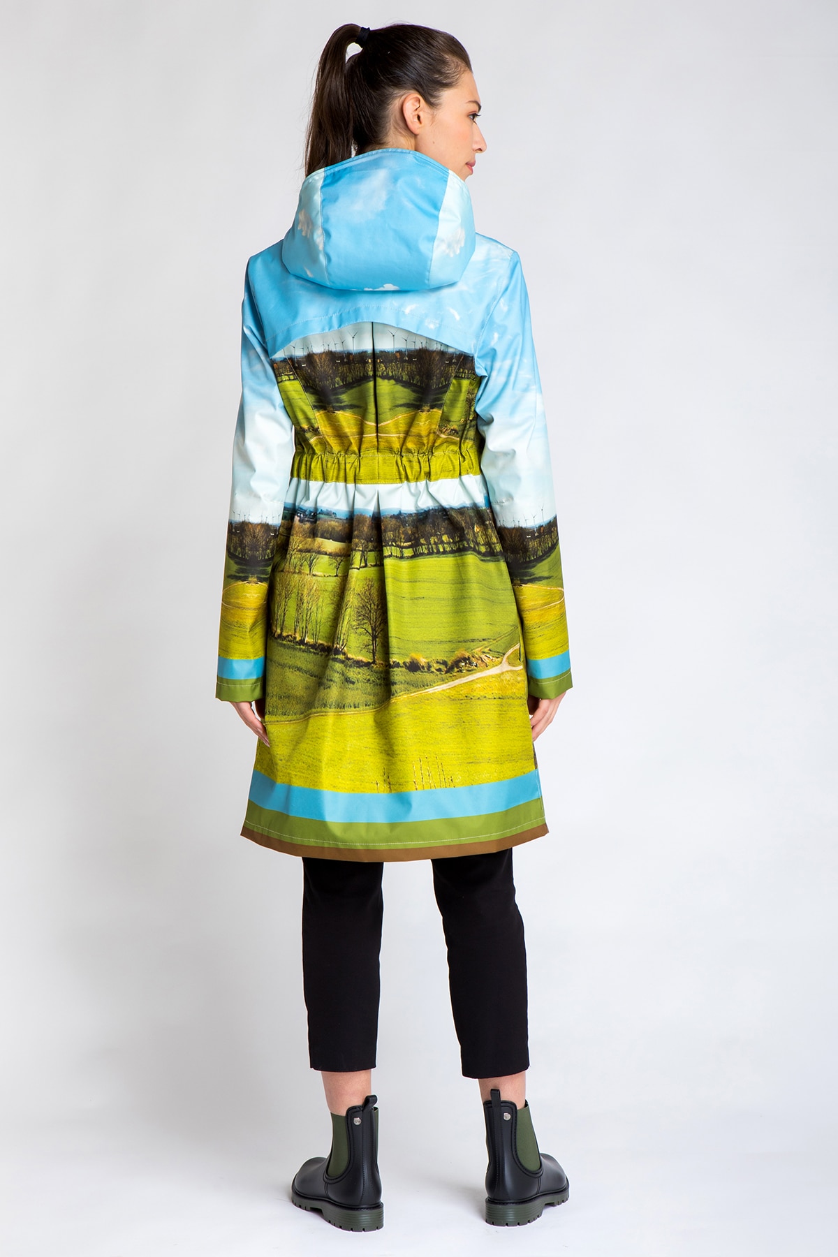 Trenci de dama rezistent la apa Cod:Rain Samso Shire, Multicolor - eMAG.ro