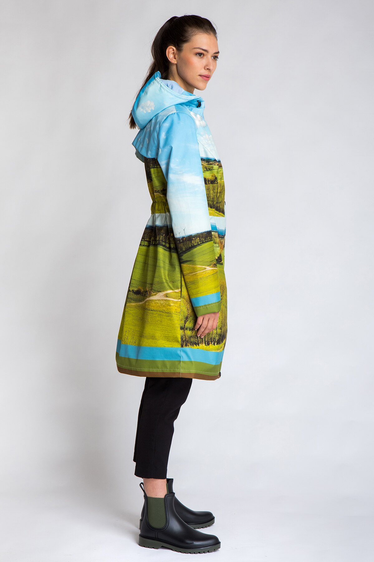 Trenci dama, Code:rain, Impermeabil, Poliester/ Poliuretan, Multicolor ...