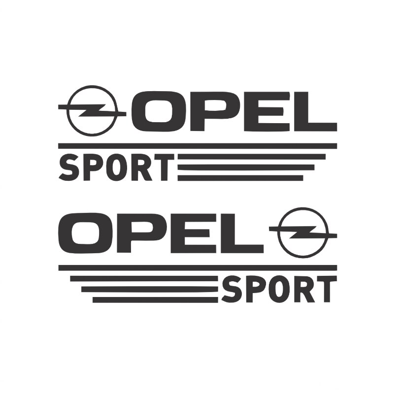 Sticker OPEL SPORT SET 2 BUCATI 20x6.8 cm, Creative Rey® - eMAG.ro