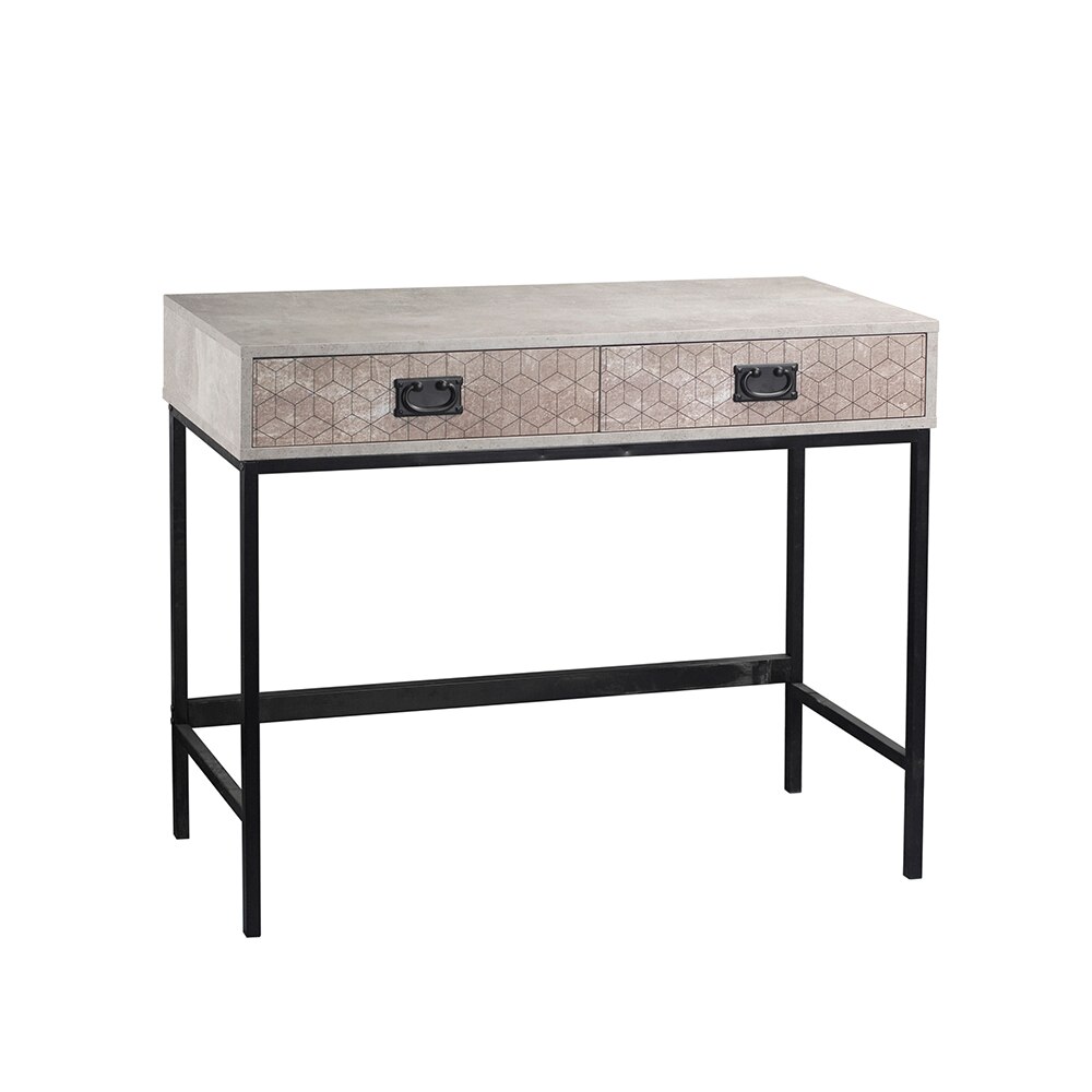 Consola Liberta, Metal/Melamina, 100x40x80cm, Negru/Bej - eMAG.ro