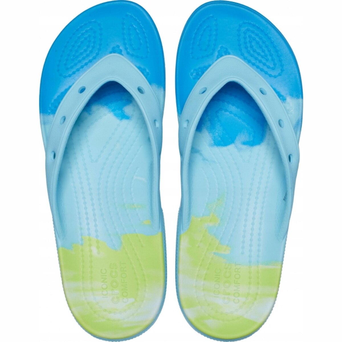 Slapi Barbati, Crocs, Classic Ombre Flip, Albastru, 43-44 EU - eMAG.ro