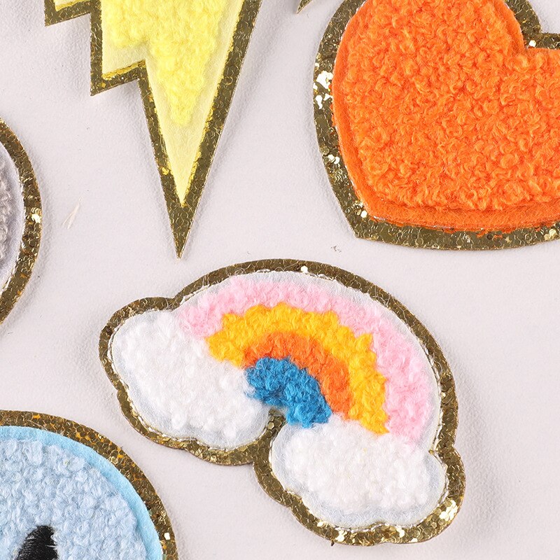 Set 4 petice, Transfer termic, Multicolor - eMAG.ro