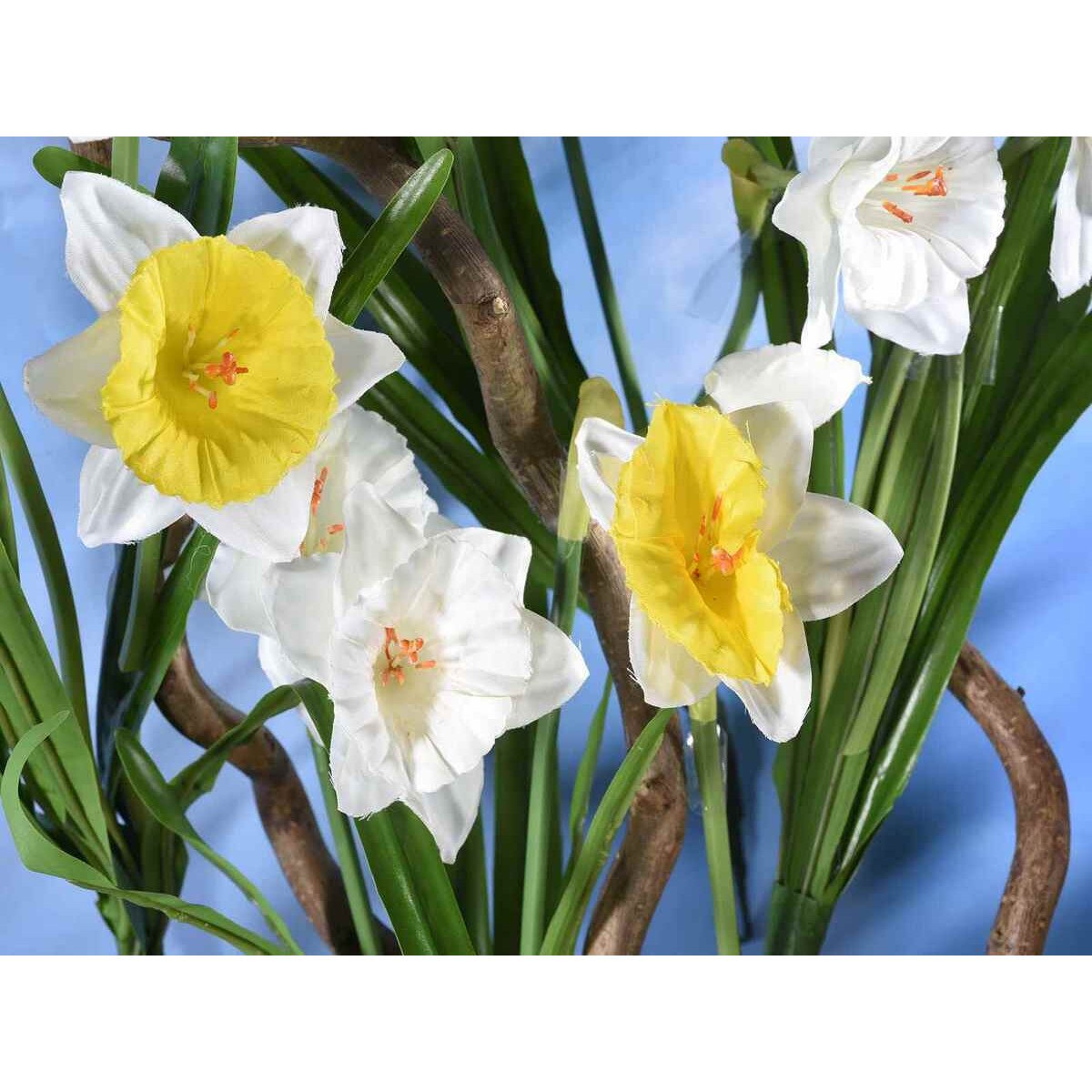 Set 2 flori artificiale Narcise 50 cm - eMAG.ro