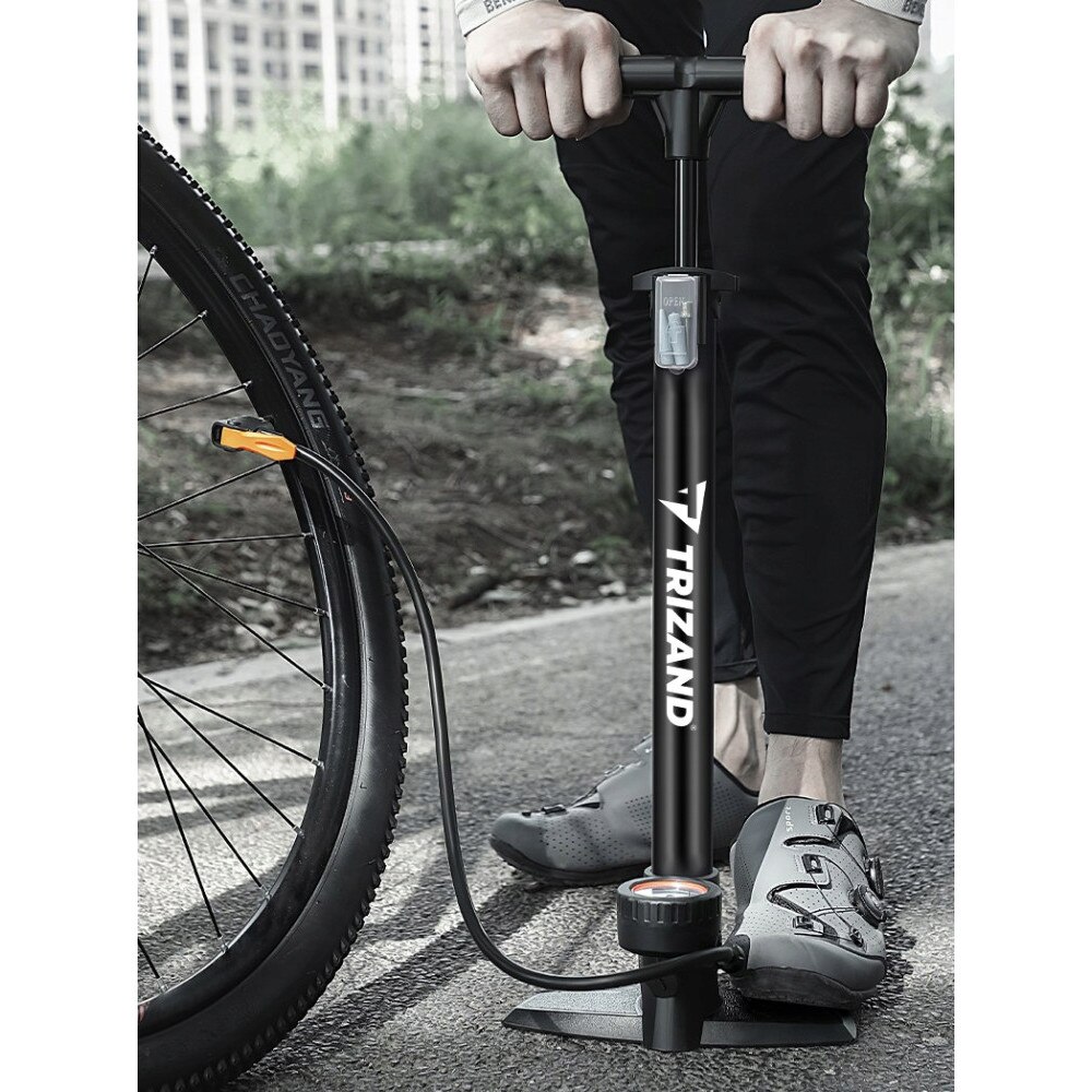 Pompa bicicleta, Trizand, 16 BAR / 230 PSI, Negru - eMAG.ro