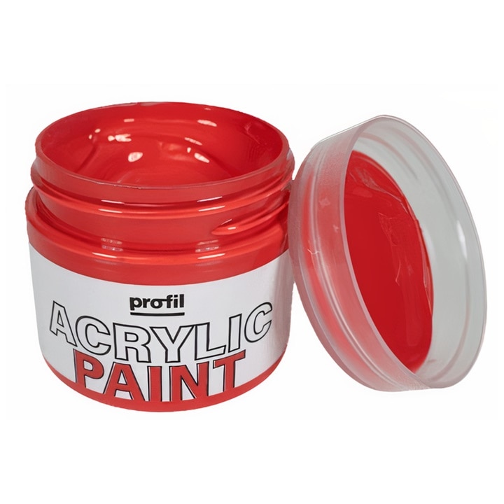 Vopsea acrilica Acrylic Paint, Profil, 50ml, Rosu 250 - eMAG.ro