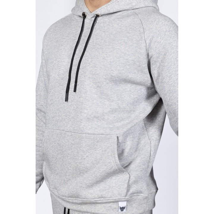 Trening barbati, amestec bumbac, gri - eMAG.ro