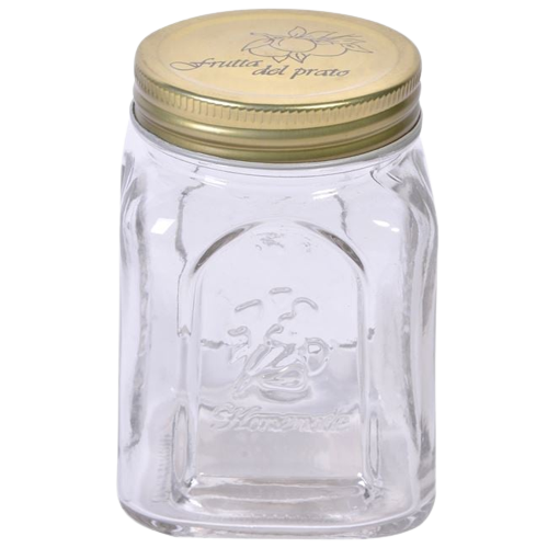 Borcan cu capac Herum®, din sticla, 8 x 12 cm, 480 ml, Transparent ...