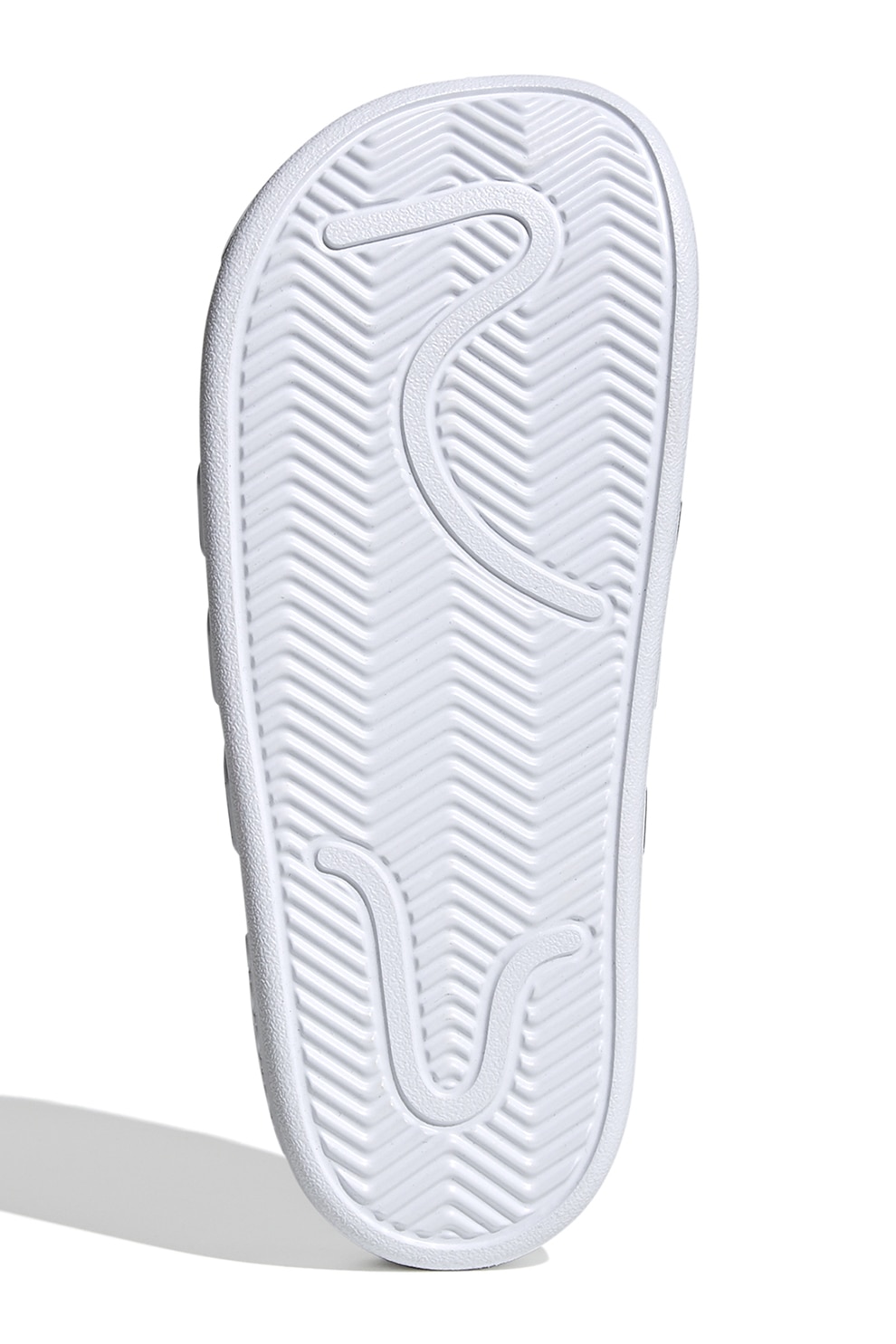 adidas Sportswear, Saboti din cauciuc Adilette, Negru, Alb, 8 - eMAG.ro