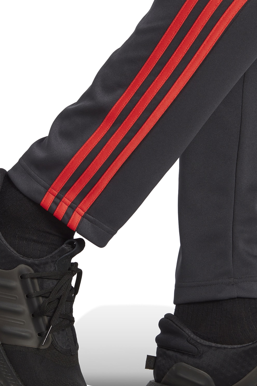 adidas Sportswear, Trening cu benzi laterale contrastante cu logo si ...