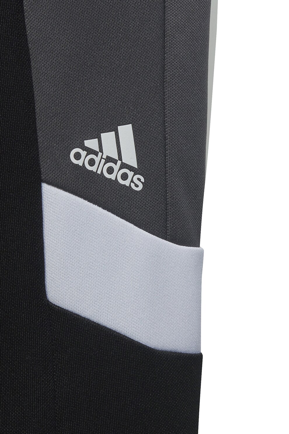 adidas Sportswear, Trening cu fermoar si model colorblock, Negru, 140 ...