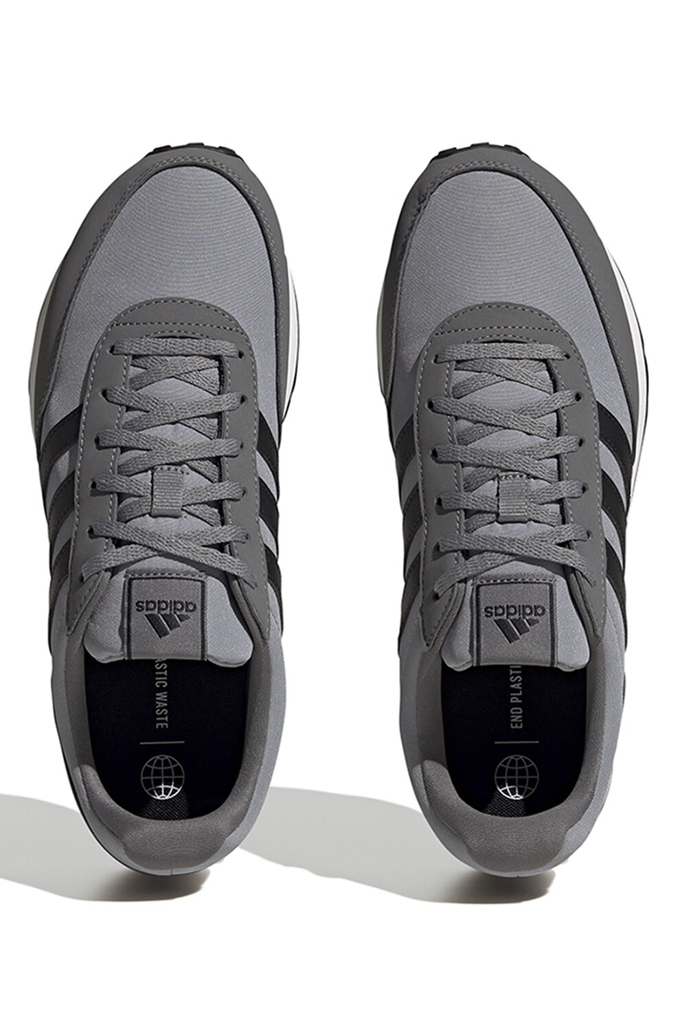 adidas Sportswear, Спортни обувки Run 60s с текстил, Сив, 11 - eMAG.bg