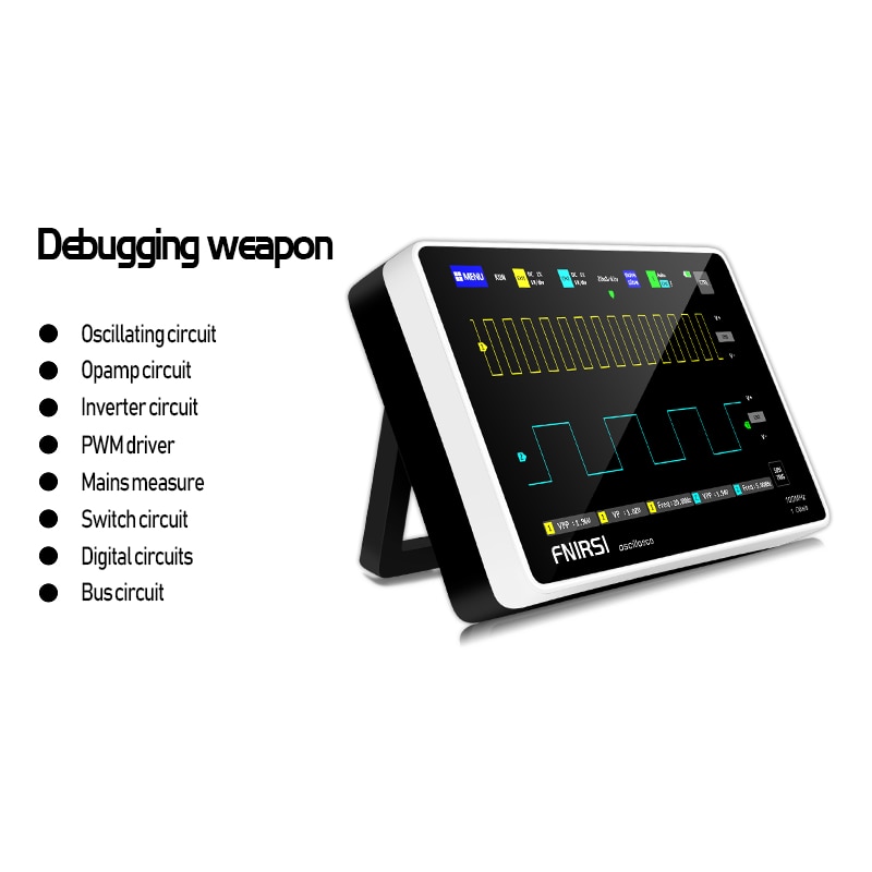 FNIRSI-1013D цифров осцилоскоп за таблет със сензорен екран - eMAG.bg