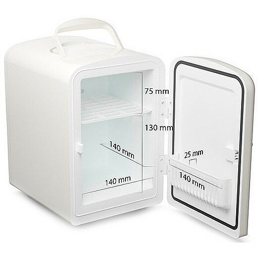 Mini Frigider Cosmetic, Alb, BFLASH QUEEN, 26,8x19x29 cm, 4L, 42 W ...