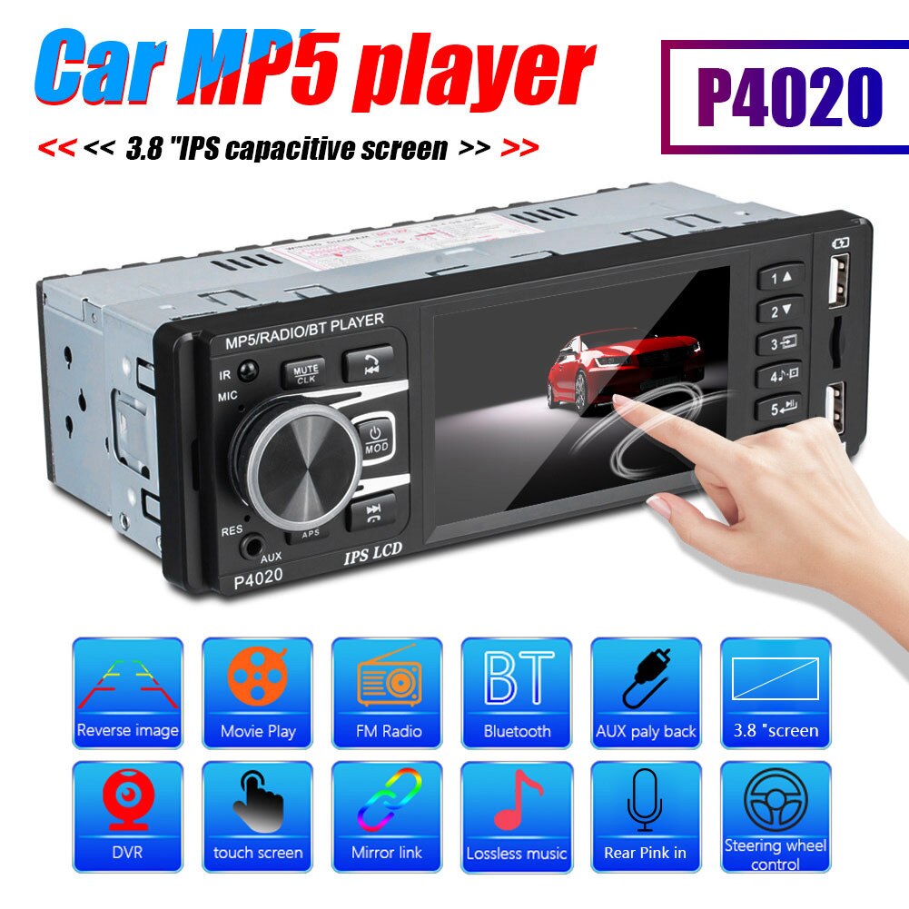 Radio Mp5 Player Auto Bluetooth Handsfree Telecomanda 2 x Usb Comenzi ...