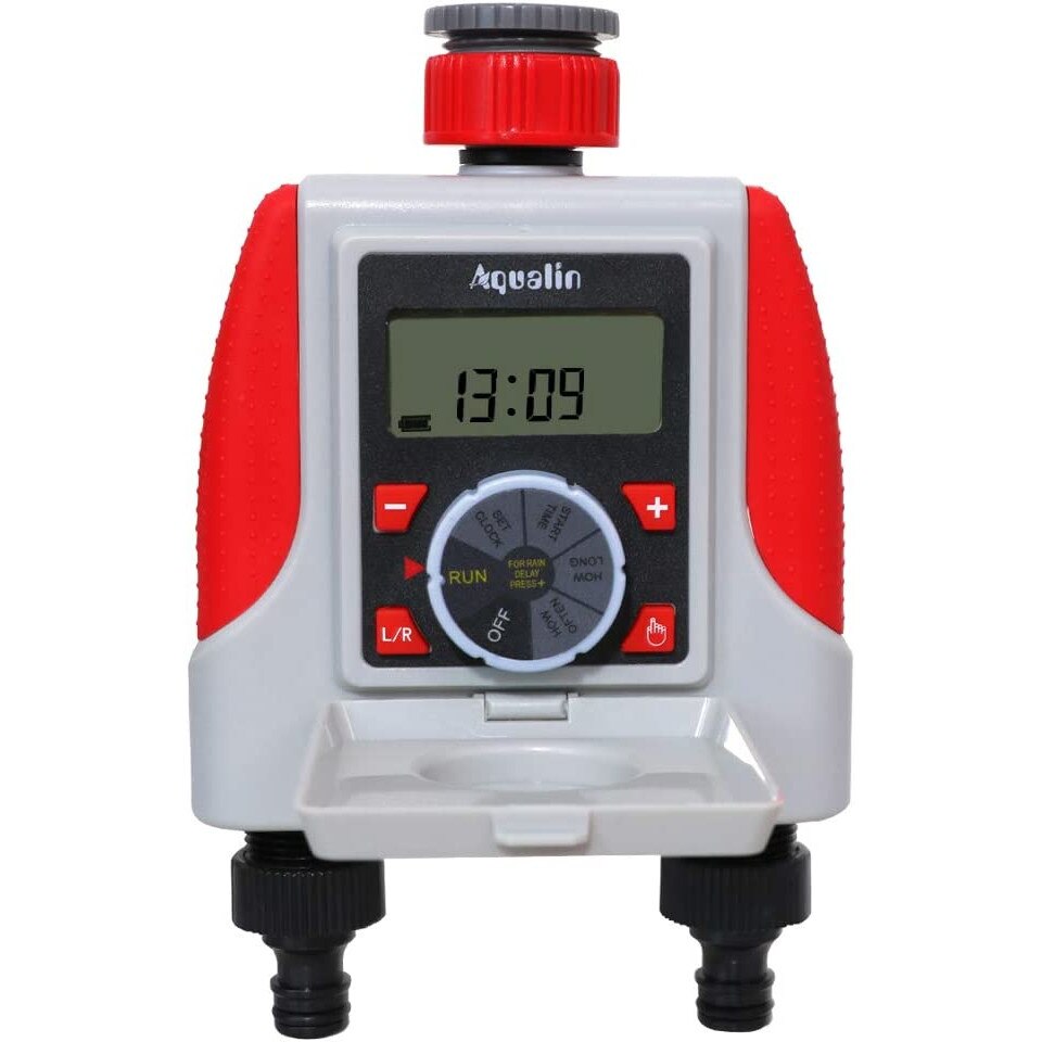 Programator de irigatii, Aqualin, digital, automat cu doua racorduri ...