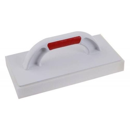 Drisca cu burete, FESTA, Plastic, 250 x 130 x 20 mm, Alb/Rosu - eMAG.ro