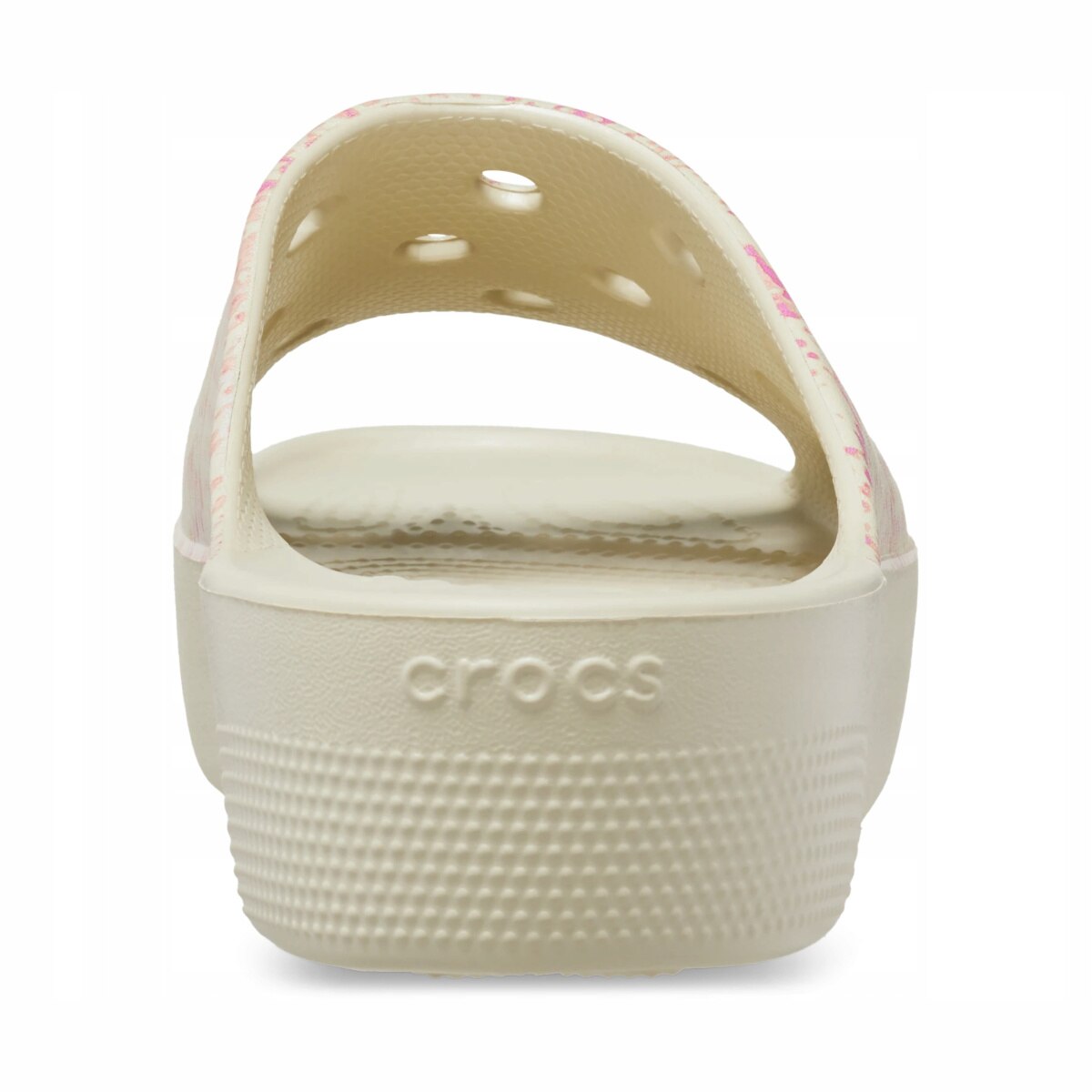 Slapi Femeie, Crocs, Platform Snake Print Slide, Bej, 39-40 EU - eMAG.ro