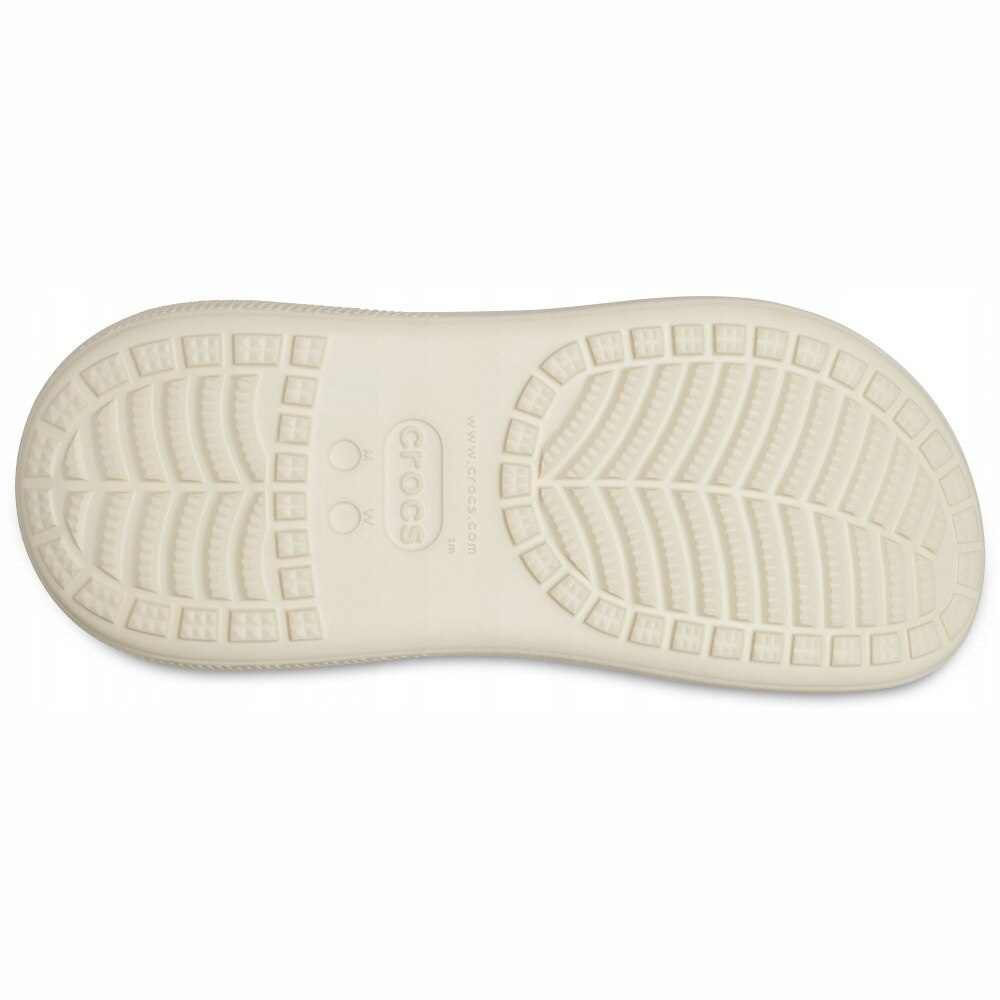 Saboti Platforma Femei, Crocs, Classic Crush Clog, Bej, 41-42 EU - eMAG.ro