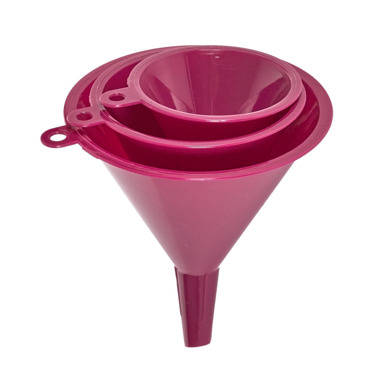 Set de 3 palnii pentru bucatarie, 3 dimensiuni, rosu - eMAG.ro